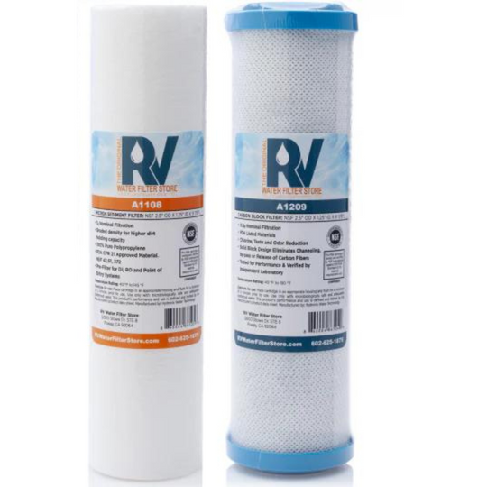 Essential Water Filter System Inside RV Install w/Bracket (for 1/2" PE ...
